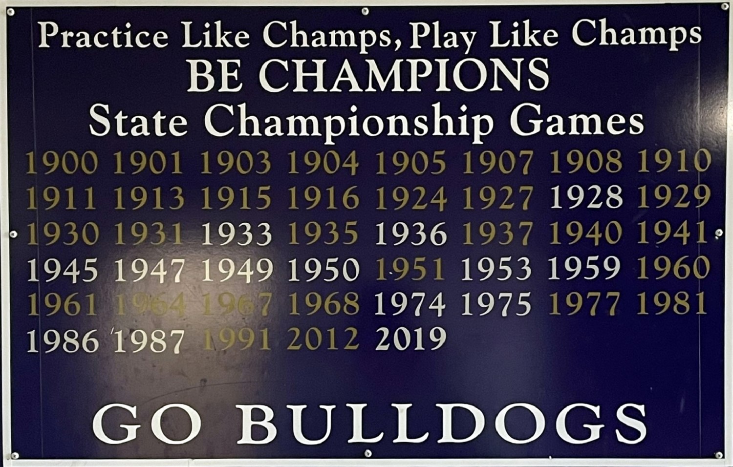 Championships / History – Butte High Silver Bs